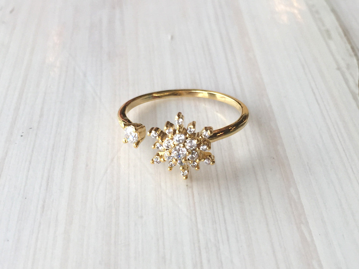 Open Snowflake Ring – MAYJUNE